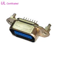 China PCB Straight Angle 36 Pin Centronics Connector Male Plug Gold Plating 2.16mm Centerline ROHS for sale
