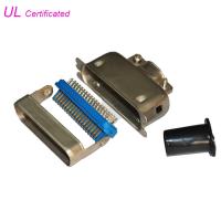 China Centronic 14-Pin Solder Connector with 180° Metal Hood - 2.16mm Centerline, 5A Current Rating for sale