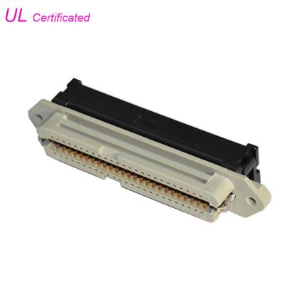 China 50 Pin Centronic Champ Female Solder Connector UL Certified Cable Clamp 2.16mm for sale