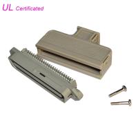 China Tyco 180 Degree Male Centronic Solder 50 Pin Connector with 2.16mm Centerline and 5A Current Rating for sale