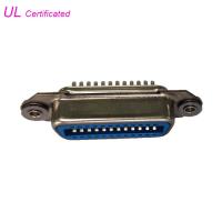 China Centronics Solder Female Connector 50 Pin 2.16mm Pitch Gold Plating for sale