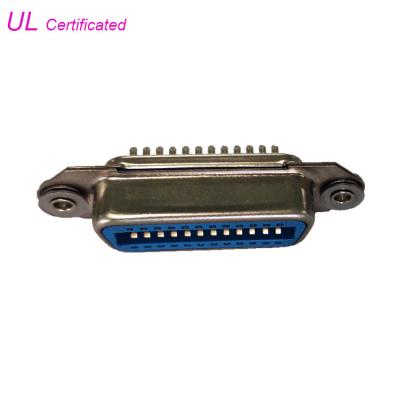 China Centronics Solder Female Connector 50 Pin 2.16mm Pitch Gold Plating for sale