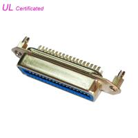 China 0.085in Centronics Solder Connector - 14/24/36/50 Pin Female Receptacle with 5A Current Rating for sale