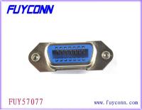 China 14 Pin Centronic PCB Straight Angle Female Connector with Board Lock - 2.16mm Centerline, 5A Rating for sale