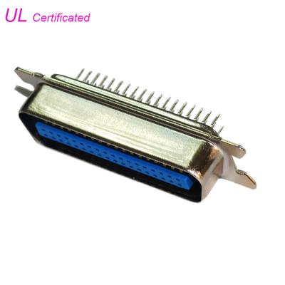 China 2.16mm Pitch 36 Pin Male Centronic PCB Connector Straight Type with 14-50 Pin Options for IEEE-1284 Applications for sale