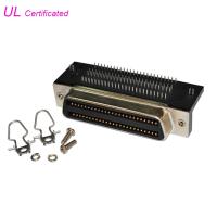 China Amphonel 957 100 Pin Female Centronics Connector PCB Mount Right Angle 2.16mm Pitch for sale
