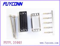 China V.35 Female Crimp Housing Connector with Metal Shell - 1 to 34 Pin Configuration, 7A Current Rating for Cisco Router Applications for sale