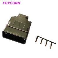 China V.35 Female Crimping Connector 34-Pin L-Shape Plastic Housing with Shield Shell for Cisco Routers for sale