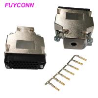 China V.35 Female Crimping Connector with L-Shape Plastic Case for Cisco Routers - 1-34 Pin, 7A Current Rating for sale
