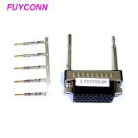 China V.35 Male Crimp Housing Connector with Metal Shell - 1 to 34 Pin, 7 AMP Rating for Cisco Router and Etherlink for sale