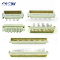China DIN41612 PCB Right Angle Male Eurocard Connector 3x32pin 2.54mm Pitch for sale