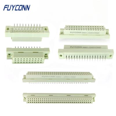 China Vertical PCB DIN41612 Connector 3 Row 96 Pin Female Eurocard Connector 2.54mm Pitch for sale