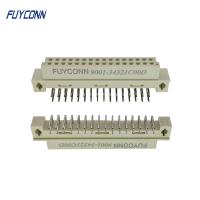 China DIN41612 2 Row 32 Pin Female Right Angle PCB Eurocard Connector 2.54mm Pitch for sale