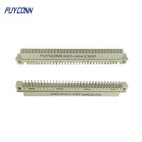 China Female DIN 41612 Connector 64 Pin 2 Row Right Angle Eurocard PCB 2.54mm Pitch for sale