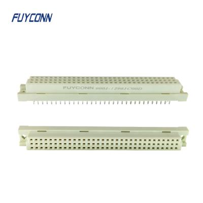 China DIN 41612 Eurocard Connector 96 Pin 3 Row Female Straight PCB 2.54mm Pitch for sale