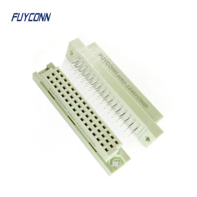 China DIN 41612 Eurocard Connector Vertical Female 3 Row 48 Pin PCB Board 2.54mm Pitch for sale