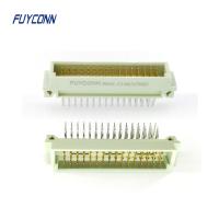 China DIN41612 3 Row 48 Pin Male Eurocard Connector 90 Degree PCB 2.54mm Pitch for sale