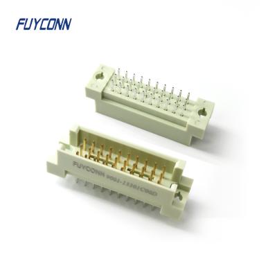 China DIN41612 Vertical PCB Euro Male Plug Connector 5-30 Pin with 2.54mm Pitch and 5A Current Rating for sale