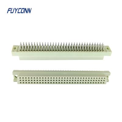 China DIN41612 Female Eurocard Connector 3 Rows 96P Press Pin 2.54mm Pitch for PCB for sale
