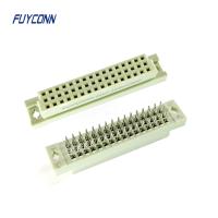 China 3-Row DIN 41612 Eurocard Connector with Solderless Press Pin - 16/32/48 Pin, 2.54mm Pitch, 5A Current Rating for sale