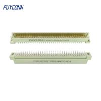 China DIN41612 Connector Male Straight PCB 2x32P 64 Pin Eurocard 2.54mm Pitch for sale