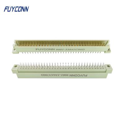 China DIN41612 Connector Male Straight PCB 2x32P 64 Pin Eurocard 2.54mm Pitch for sale