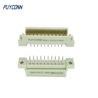 China DIN 41612 Eurocard Connector 2 Rows 20 Pin PCB Straight Male 2.54mm Pitch for sale