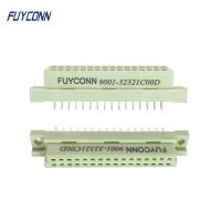China DIN 41612 Eurocard Connector 2 Rows 32 Pin Female PCB Straight 2.54mm Pitch for sale