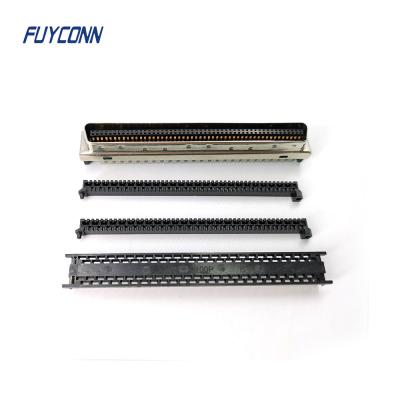 China 1.27mm Pitch MDR IDC Crimping Cable Male 100pin SCSI Connector with 1AMP Current Rating for sale