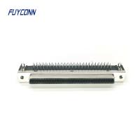 China SCSI Female Connector Right Angle PCB 68pin 100pin 1.27mm Pitch with Board Lock for sale