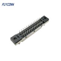 China 180 Degree PCB SCSI Connector Female 50P MDR Servo Connector 1.27mm Pitch for sale