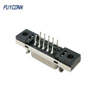China 20 Pin SCSI Connector 180 Degree PCB Straight Mount Female Servo 1.27mm Pitch for sale