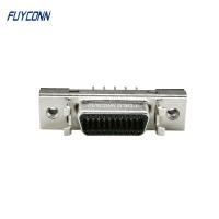 China 20 Pin SCSI Connector 180 Degree PCB Straight Mount Female Servo 1.27mm Pitch for sale