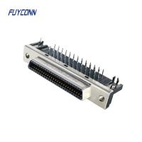 China MDR Connector 50P Female Right Angle PCB SCSI Connector For PCB Board for sale