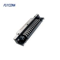 China MDR Connector 50P Female Right Angle PCB SCSI Connector For PCB Board for sale
