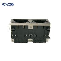 China 2 Port 16 Pin Right Angle PCB RJ45 Connector with PBT Insulator - 125V AC Rating, 1.5A Current for sale