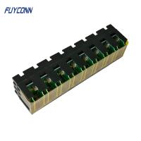 China PCB 2x8 Ports 16×10P 160 Pin RJ45 Connector with Right Angle Terminal - 1.5A 125V Rating for sale