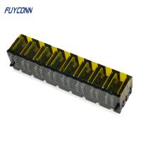 China PCB 2x8 Ports 16×10P 160 Pin RJ45 Connector with Right Angle Terminal - 1.5A 125V Rating for sale