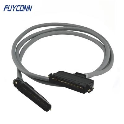 China 180 Degree IDC Cable Assembly 32 Pairs AWG 26 Cat3 Cat5 with AMP TYCO Champ Connectors for sale
