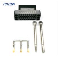 China V.35 Female Crimp Housing Connector with Metal Shell - 1 to 34 Pin Configuration, 7A Current Rating for Cisco Router Applications for sale