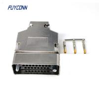China V.35 Female Crimping Connector 34-Pin L-Shape Plastic Housing with Shield Shell for Cisco Routers for sale