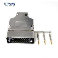 China V.35 Male Crimping Connector 1-34 Pin with Shield Shell for Router Applications -55°C to +105°C for sale