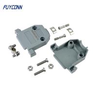 China 15-Pin Top Entry Plastic Backshell D-SUB Dust Cover for 15-Pin Connector with 180° Straight Cable Orientation for sale