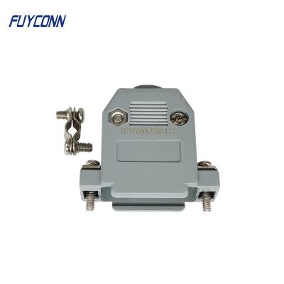 China 15-Pin Top Entry Plastic Backshell D-SUB Dust Cover for 15-Pin Connector with 180° Straight Cable Orientation for sale