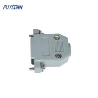 China 15-Pin Top Entry Plastic Backshell D-SUB Dust Cover for 15-Pin Connector with 180° Straight Cable Orientation for sale