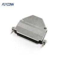 China ISO9001 Metal Backshell Zinc D Sub Cover For 37P D Sub Connector Straight Nickel Plated for sale