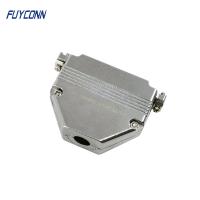 China ISO9001 Metal Backshell Zinc D Sub Cover For 37P D Sub Connector Straight Nickel Plated for sale