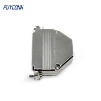 China ISO9001 Metal Backshell Zinc D Sub Cover For 37P D Sub Connector Straight Nickel Plated for sale