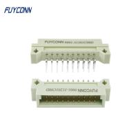 China DIN 41612 Male Eurocard Connector 20 Pin 2 Rows Right Angle PCB 2.54mm Pitch for sale
