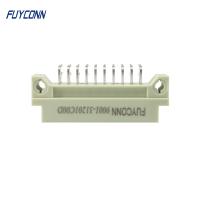 China DIN 41612 Male Eurocard Connector 20 Pin 2 Rows Right Angle PCB 2.54mm Pitch for sale